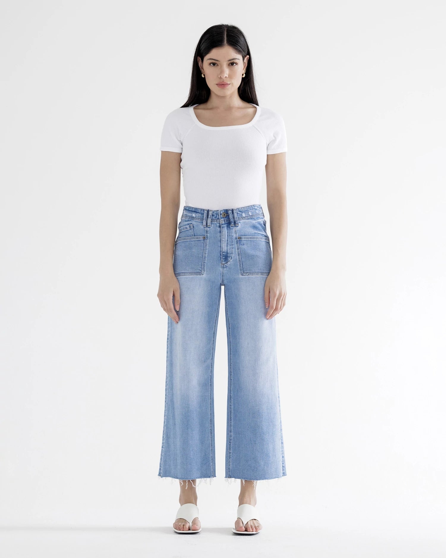 Super High Rise Wide Leg Jeans – Wantable